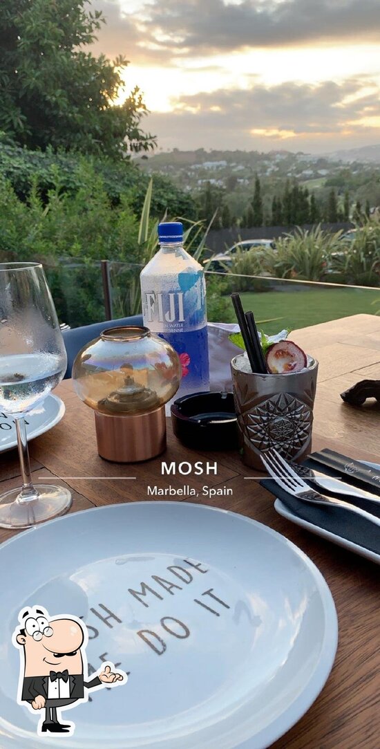 Menu at Mosh bar, Marbella