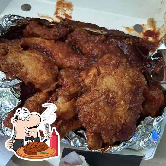 Menu at 24 Chicken restaurant, Manila, Leon Guinto St.
