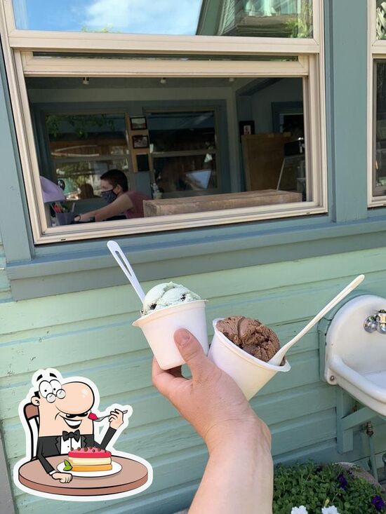 Menu at Mike's Ice Cream, Hood River