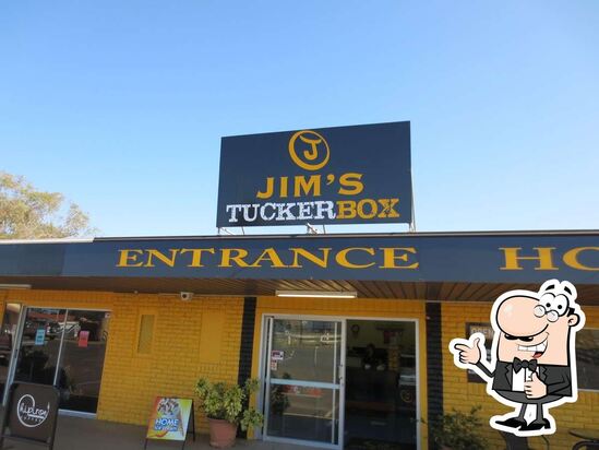 Menu at Jim's Tuckerbox restaurant, Charlton