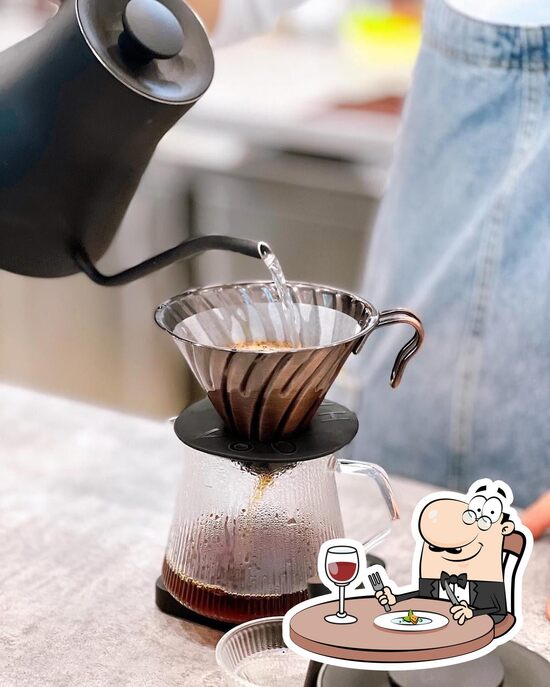 Menu at Saturn Coffee Roaster cafe, Hong Kong