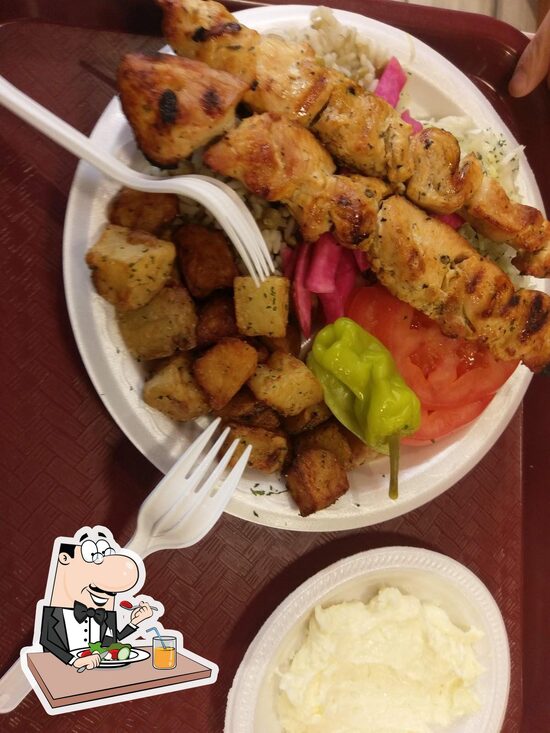Menu at Boustan Sherbrooke E. restaurant, Montreal, Sherbrooke St E