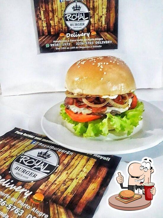 Menu at Royal Burger restaurant, Porto Alegre, Jacy Kroeff Milanez 140