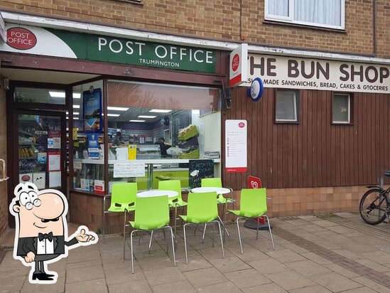 Menu at The Bun Shop cafe, Cambridge, 6 Anstey Way