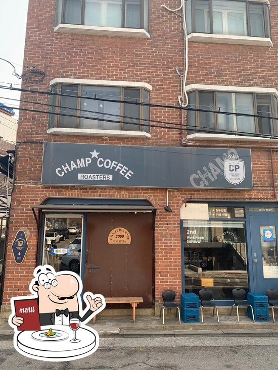 Menu at Champ Coffee, Seoul, 용산구 녹사평대로26가길 24
