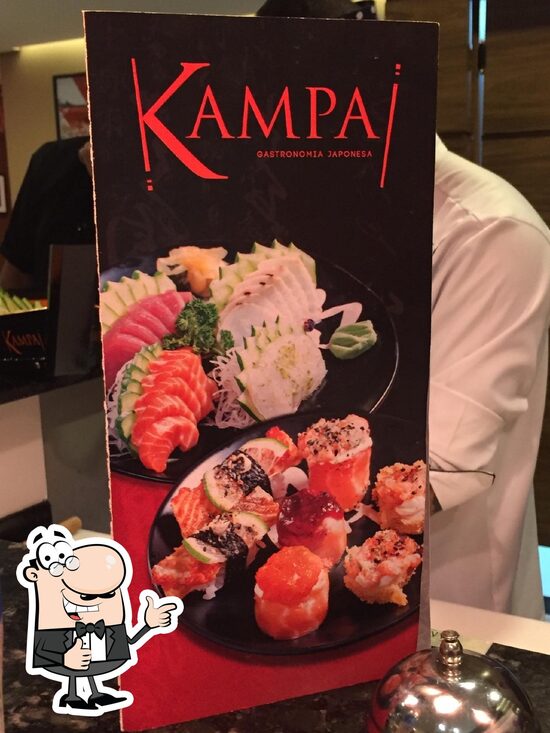 Menu em kampai culinaria japonesa restaurante, Araçatuba