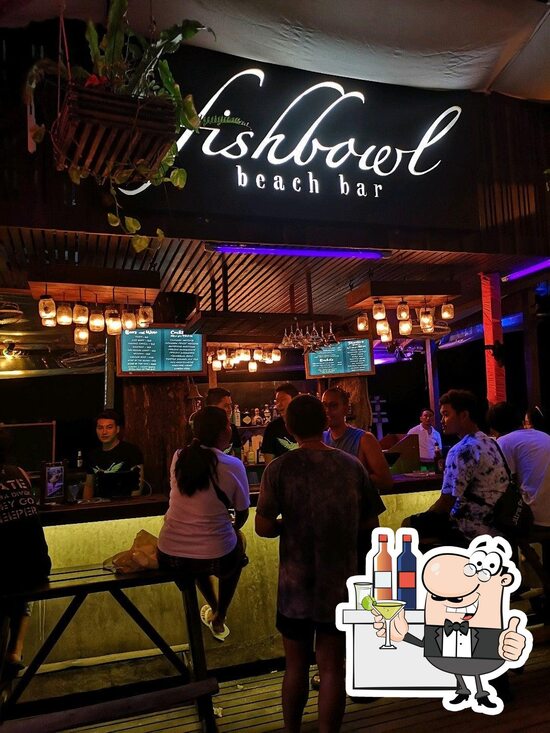 Menu at Fishbowl Beach Bar, Ko Tao