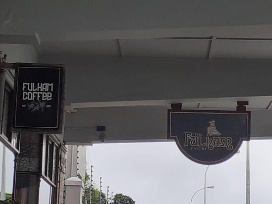 Menu at Fulham Bakery, Durban