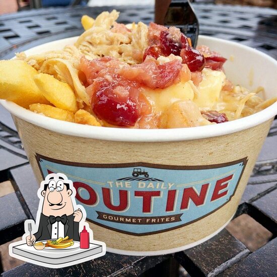 Menu at The Daily Poutine restaurant, Lake Buena Vista