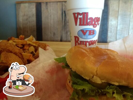 Menu at Village Burger restaurant, Tucker, Main St