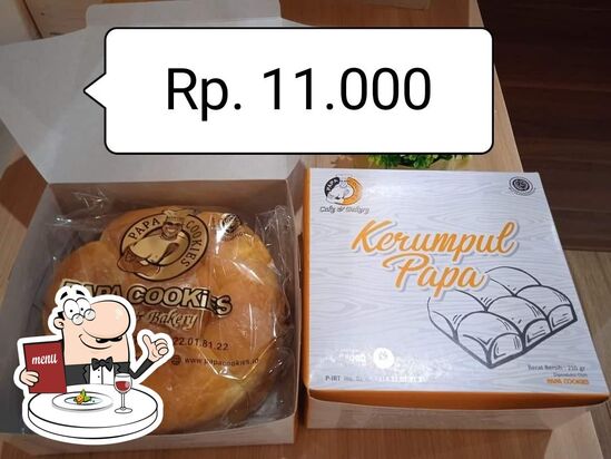 Menu at Papa Cookies Mojosari, Awang Awang