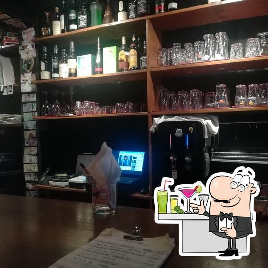 Menu at Turntable music bar, Seoul