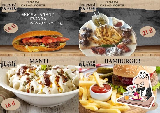 Menu at EFENDİ CAFE, Antalya