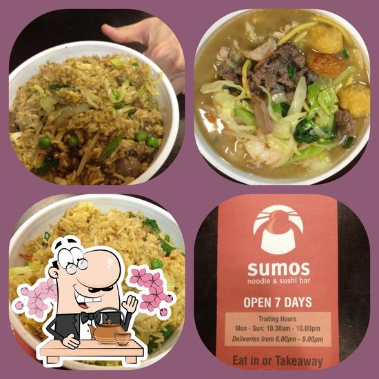 Menu at Sumos Noodle & Sushi Bar, Griffith