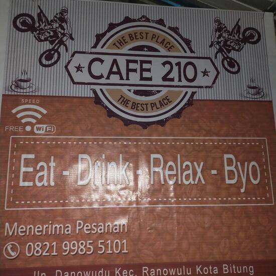 Menu at Cafe 210, Bitung