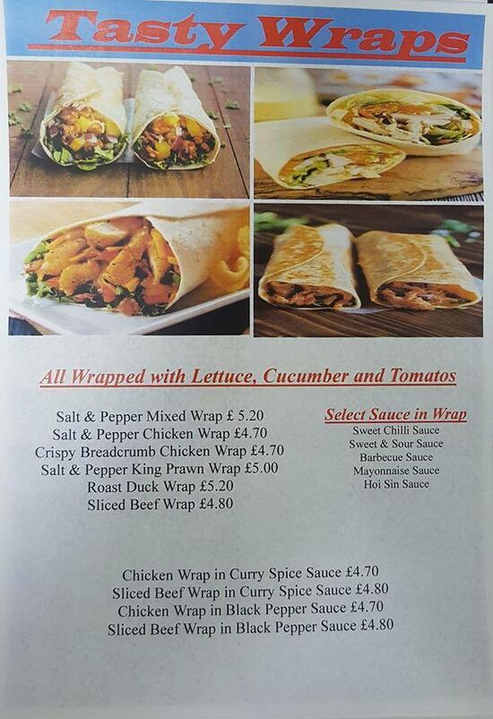 Menu at Silver Star restaurant, Hartlepool