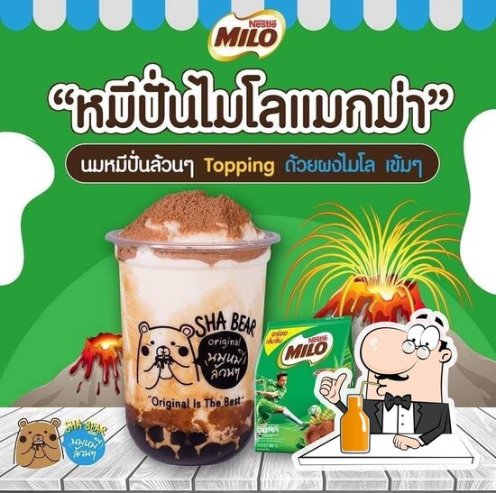 Café SHA BEAR นมหมีล้วนๆ - สาขาบางบัวทอง-ไทรน้อย, Bang Bua Thong - Opiniones del restaurante