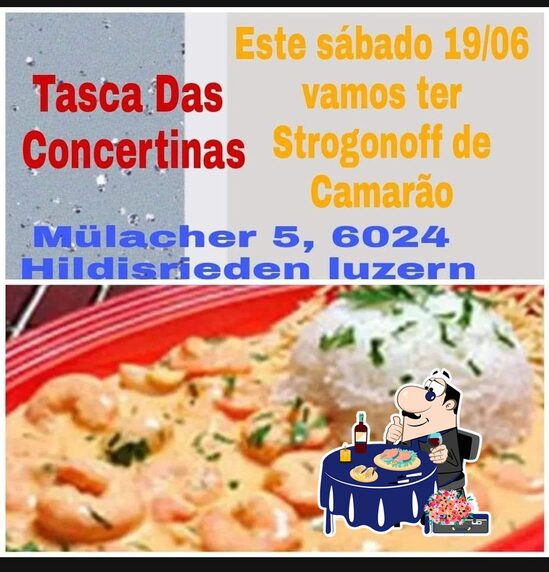Speisekarte von Tasca Das Concertinas Hildisrieden, Hildisrieden