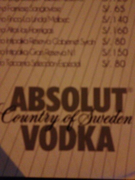 Menu at Nordico pub & bar, Asia District
