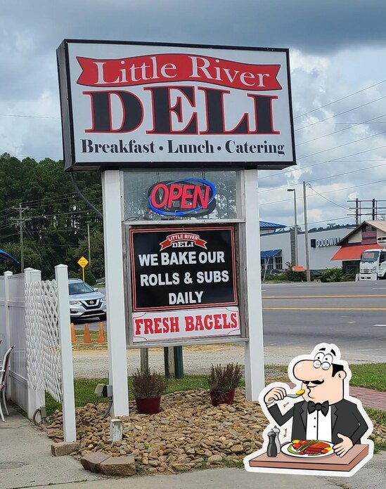Menu at Little River Deli pizzeria, Little River, Hwy 9 E