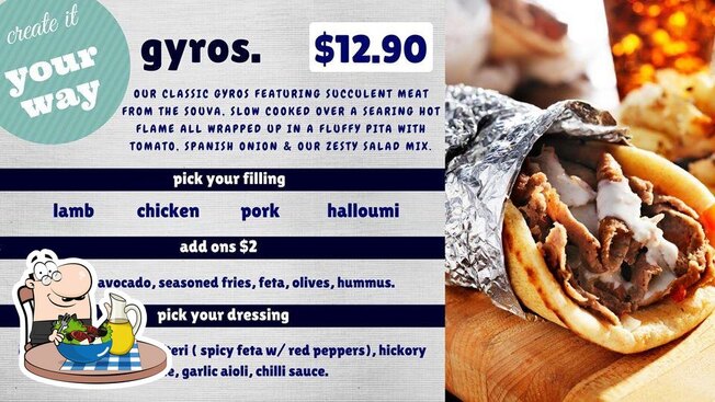 Syros Greek Street Food in Townsville - Restaurant menu and reviews