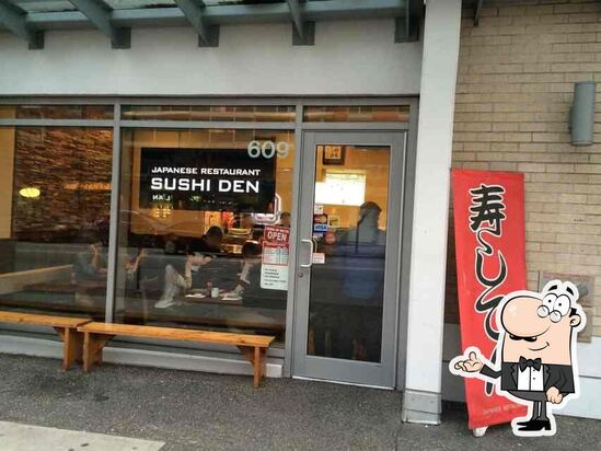 Menu at Sushi Den restaurant, Vancouver