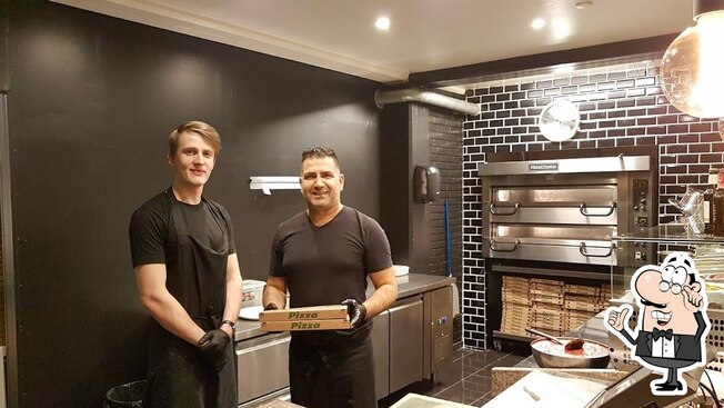 Menu au COMO PIZZA restaurant, Beder