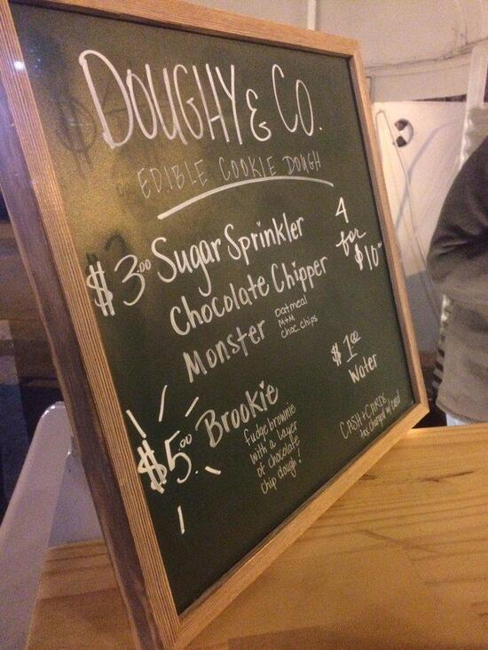 Menu at Doughy & Co desserts, Bowling Green