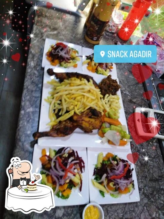 Menu at Snack restaurant, Agadir, CC66+VQ8