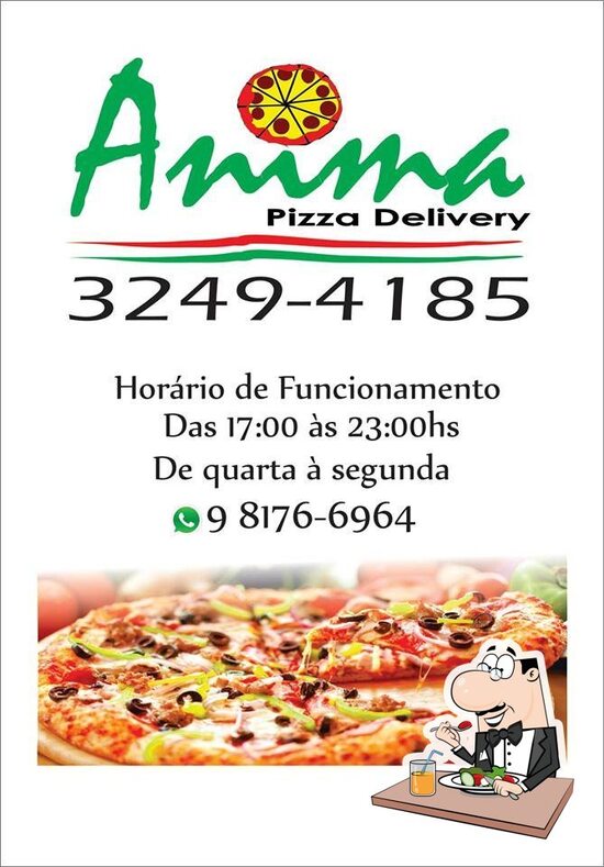 Menu em Anima Pizza Delivery pizzaria, Salvador