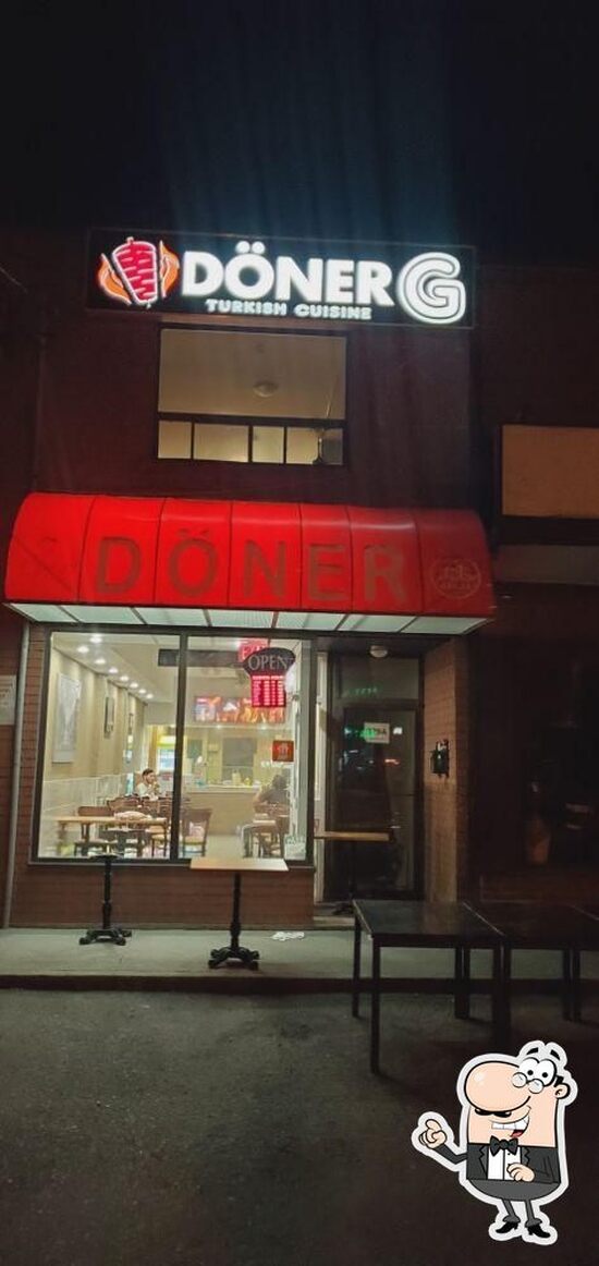 Menu at Doner G Turkish Cuisine restaurant, Toronto