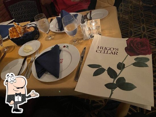 Menu at Hugo's Cellar steakhouse, Las Vegas, 202 Fremont Street Experience