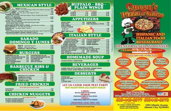 Queens Pizza Palace in Atlantic City - Restaurant reviews