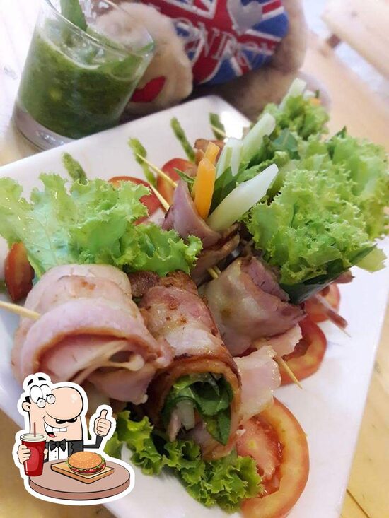 Menu at Teddy Roll Cafe, Kae Yai