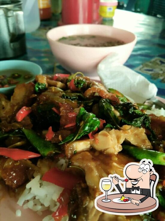 Menu at แม่กร restaurant, Lam Phu