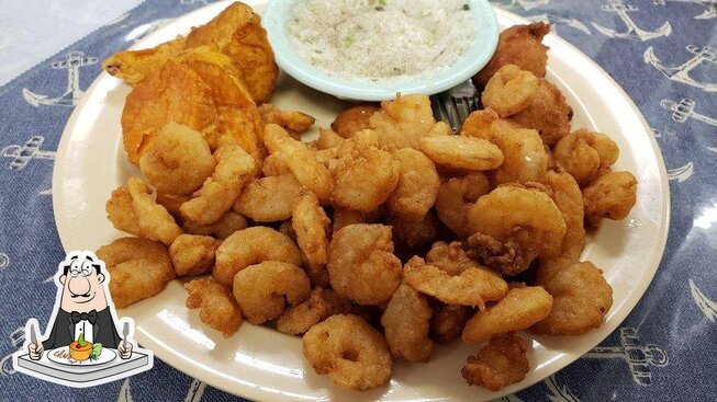 Menu at Friendly Seafood restaurant, Tabor City