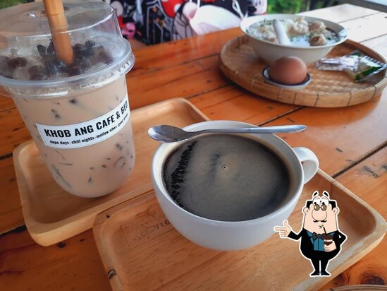 Carta de ขอบอ่างคาเฟ่ แอนด์ เบด Khob Ang Cafe & Bed, Kanchanaburi