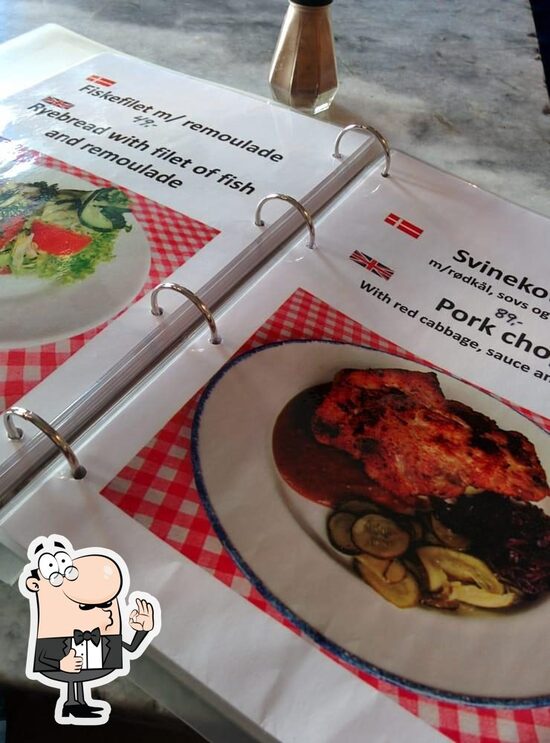 Menu at San Remo restaurant, Helsingør