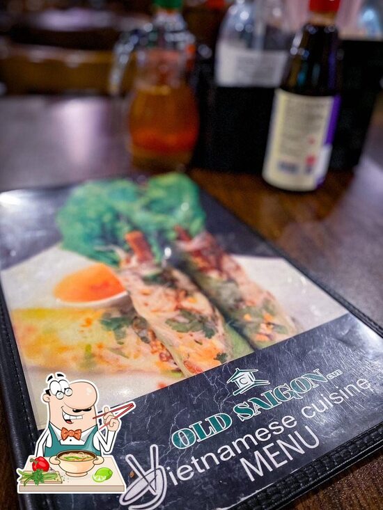 Menu at Old Saigon Cafe, Houston