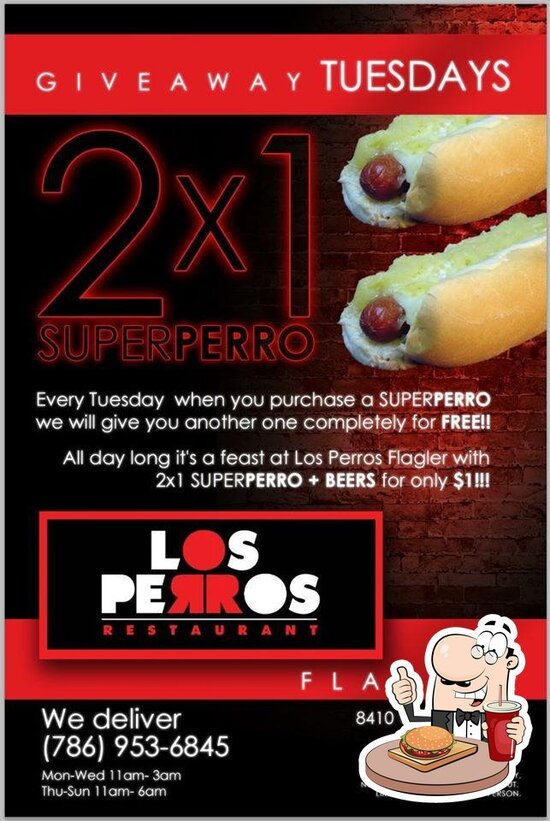 Menu at Los Perros Flagler, Miami
