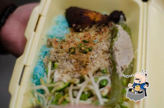 Menu at Nasi Kerabu Sheffield restaurant, England