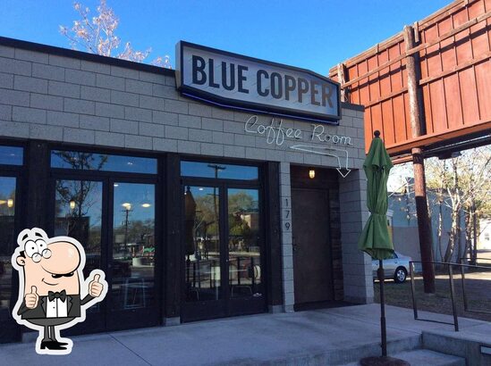 Menu at Blue Copper Coffee Room cafe, Salt Lake City
