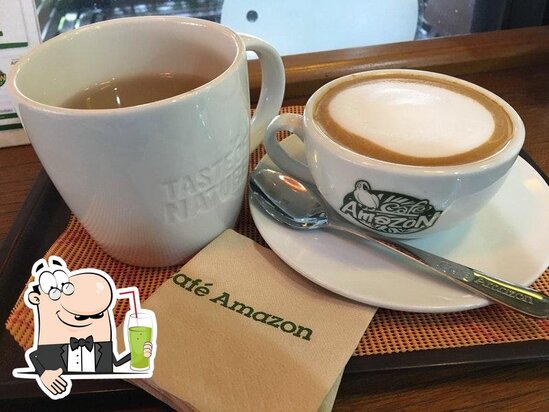 Menu at Café Amazon cafe, Bangkok, RPFW+QF5
