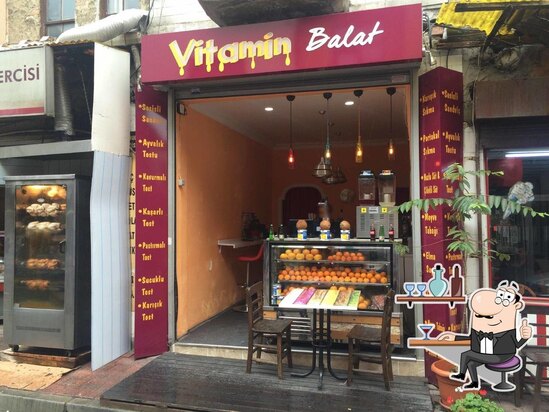 Menu at Balat Vitamin Bar, Istanbul