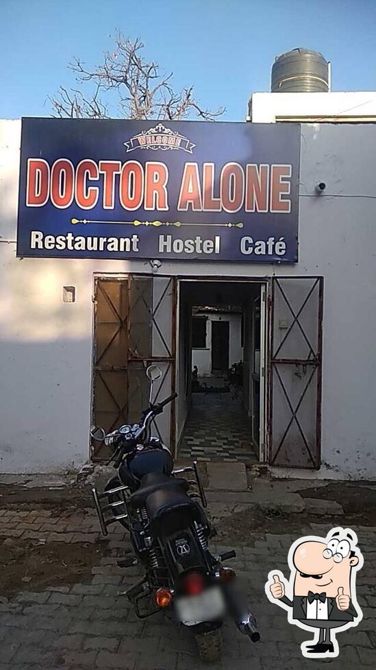 Menu at Doctor Alone Hostel & Cafe, Pushkar, Parikarma Marg