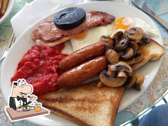 Menu at Touchdown cafe, Wellesbourne