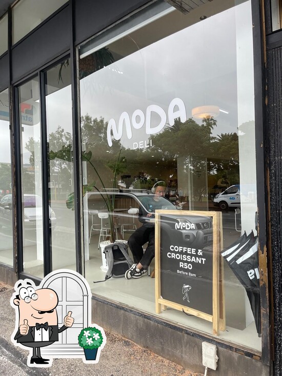 Menu at Moda Deli, Cape Town
