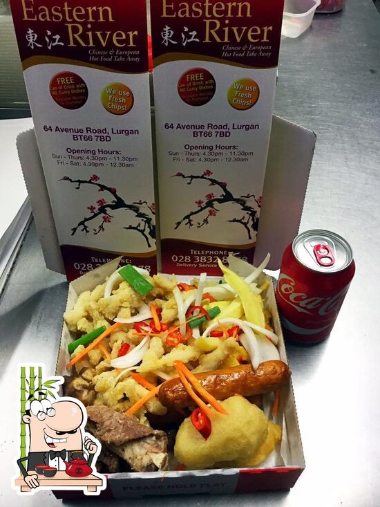 Menu at Eastern River fast food, Lurgan