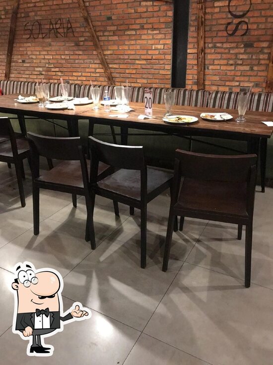 Menu at Solaria Resto & Lounge restaurant, Jakarta