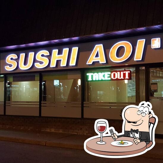 Menu at Sushi Aoi restaurant, Richmond Hill